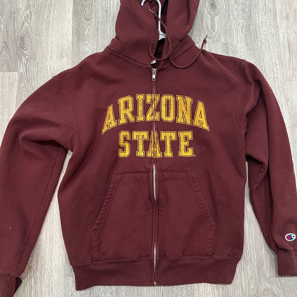 Champion | Jackets & Coats | Vintage Arizona State Zip Up Hoodie | Poshmark
